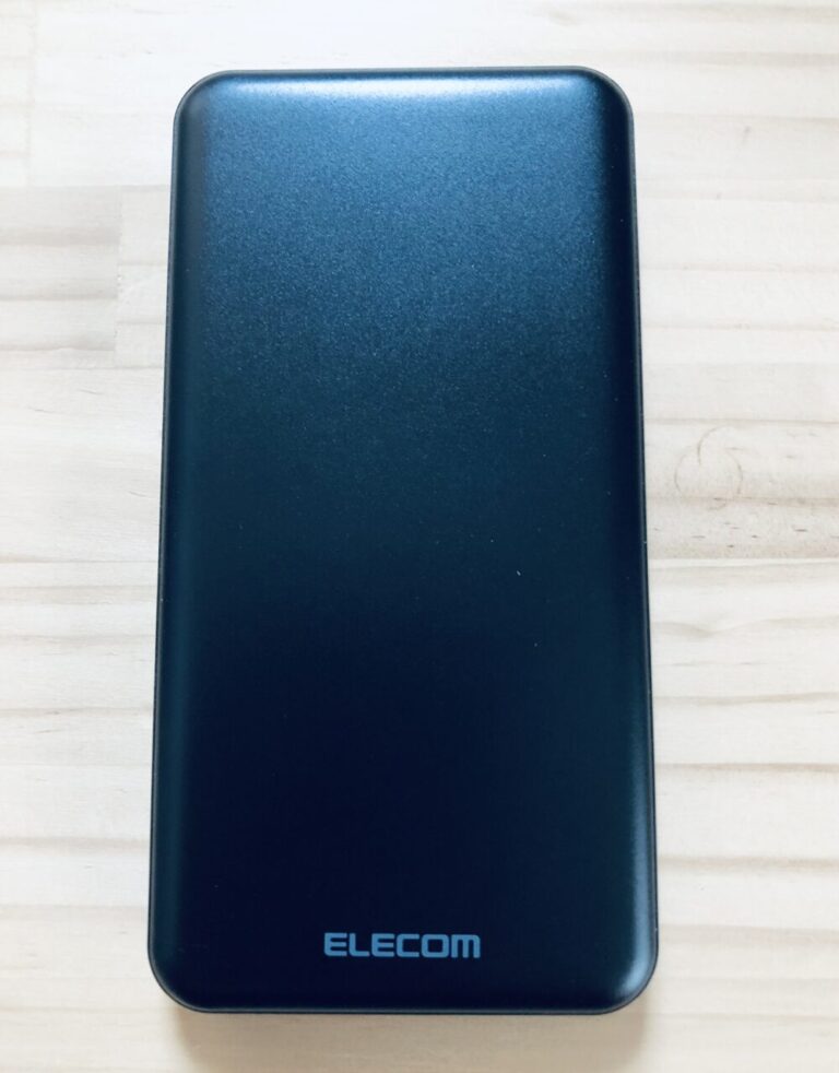 【商品レビュー】ELECOM 10,000mAh モバイルバッテリー｜EC–C03BK【USB-PD対応】 | ワークショップ